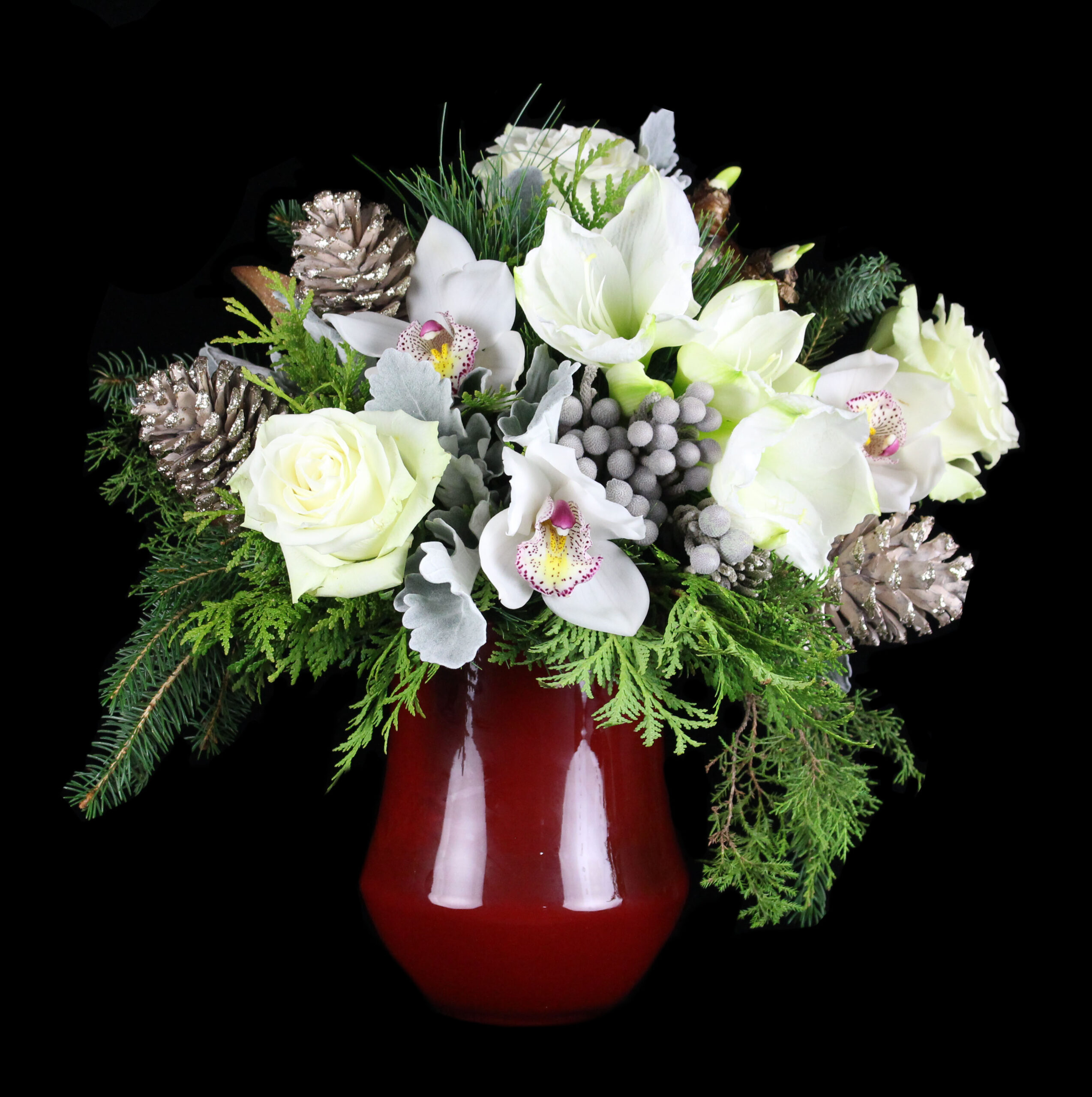 New! "Champagne Charisma" Exclusive Holiday Design - Boston Florist ...
